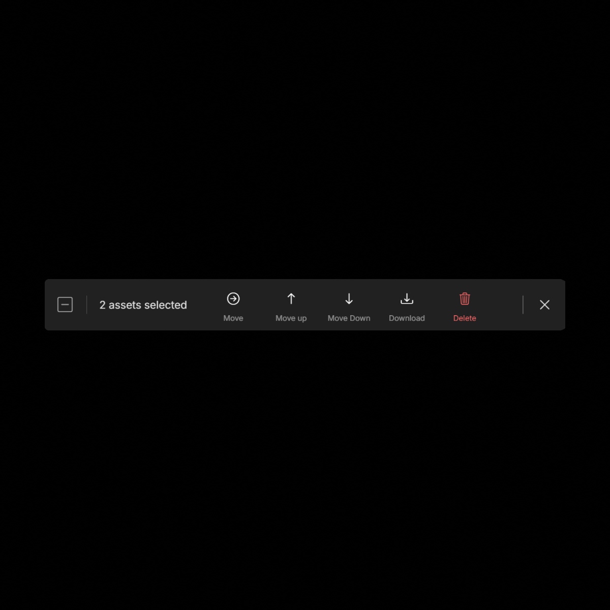 Bulk Actions - Brandy