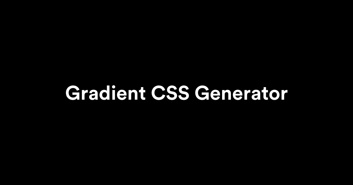 Gradient CSS Generator - Brandy