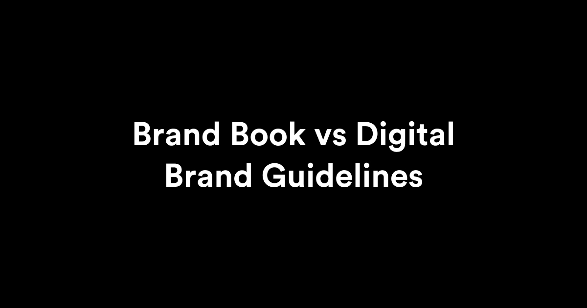 Brand Book vs Digital Brand Guidelines - Brandy